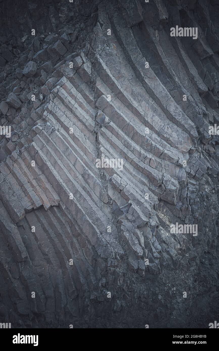 Colonnes de basalte volcaniques Banque de photographies et d’images à ...