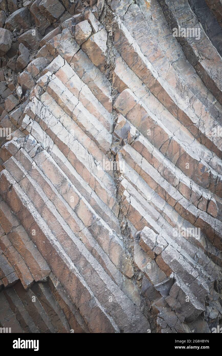 Colonnes de basalte volcaniques Banque de photographies et d’images à ...