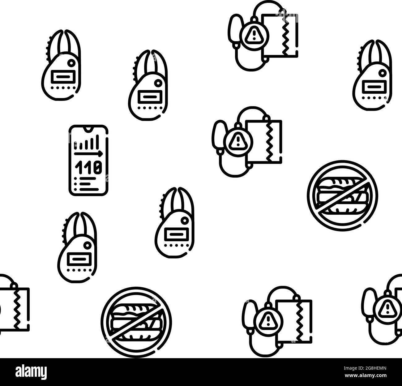 Pictogrammes taper Banque d'images vectorielles - Alamy