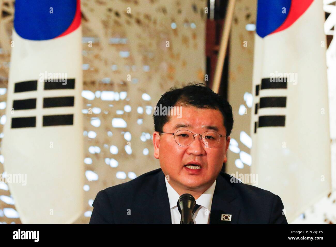Tokyo, Japon. 21 juillet 2021. République de Corée le premier vice ...