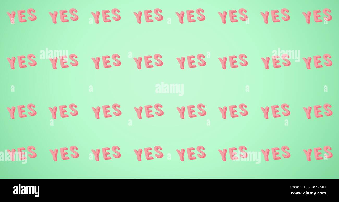 Oui vert Banque de photographies et d’images à haute résolution - Alamy