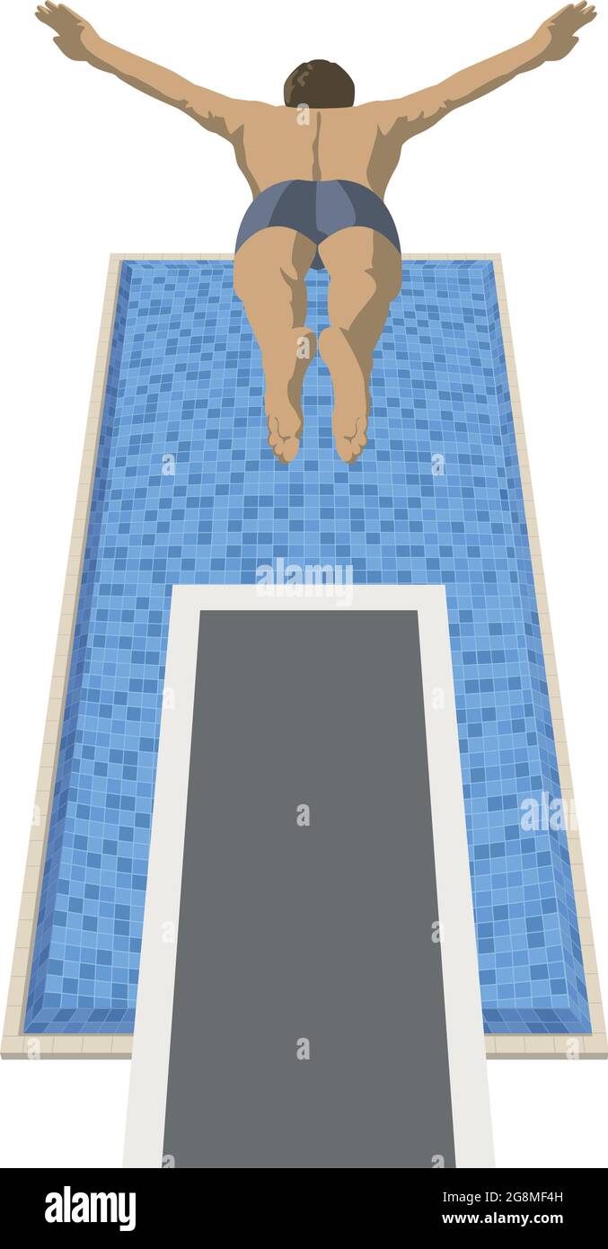 Planche de plongée Banque d'images vectorielles - Alamy