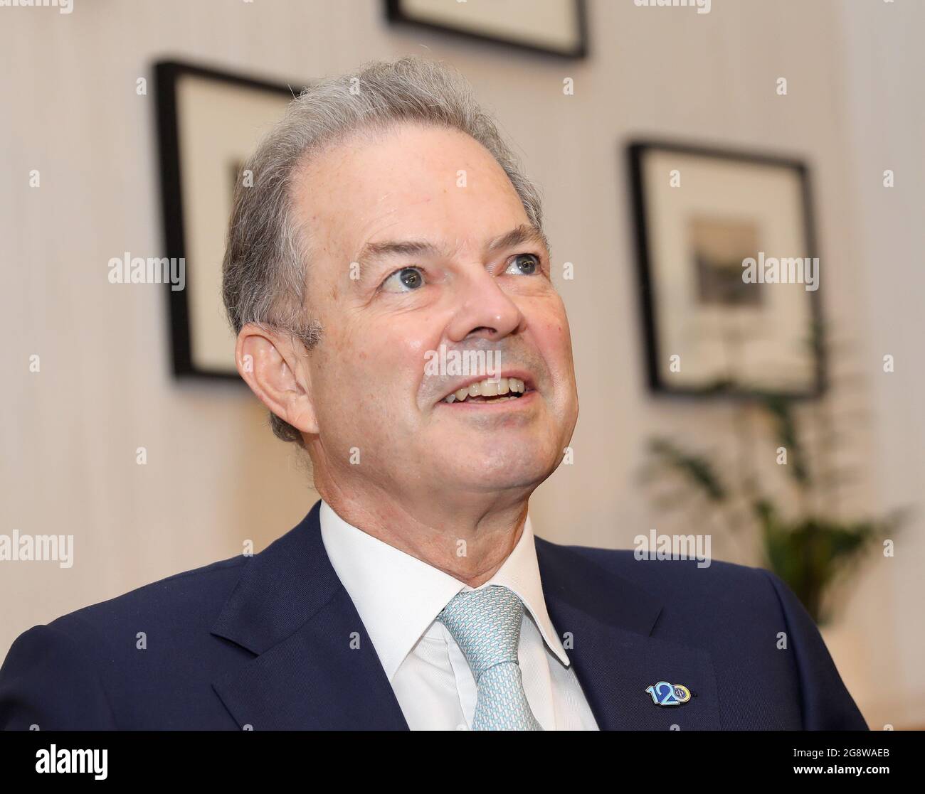 Hong Kong, Chine. 21 juillet 2021. Richard Lancaster, directeur général ...