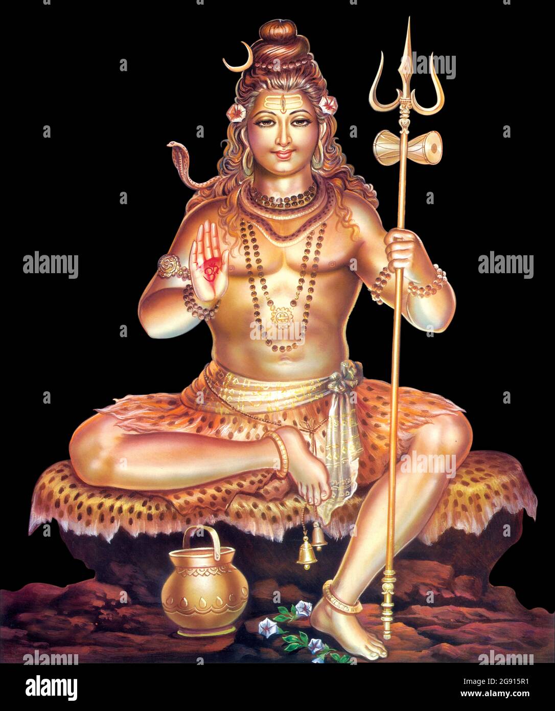 Shiva peinture Banque de photographies et d’images à haute résolution ...