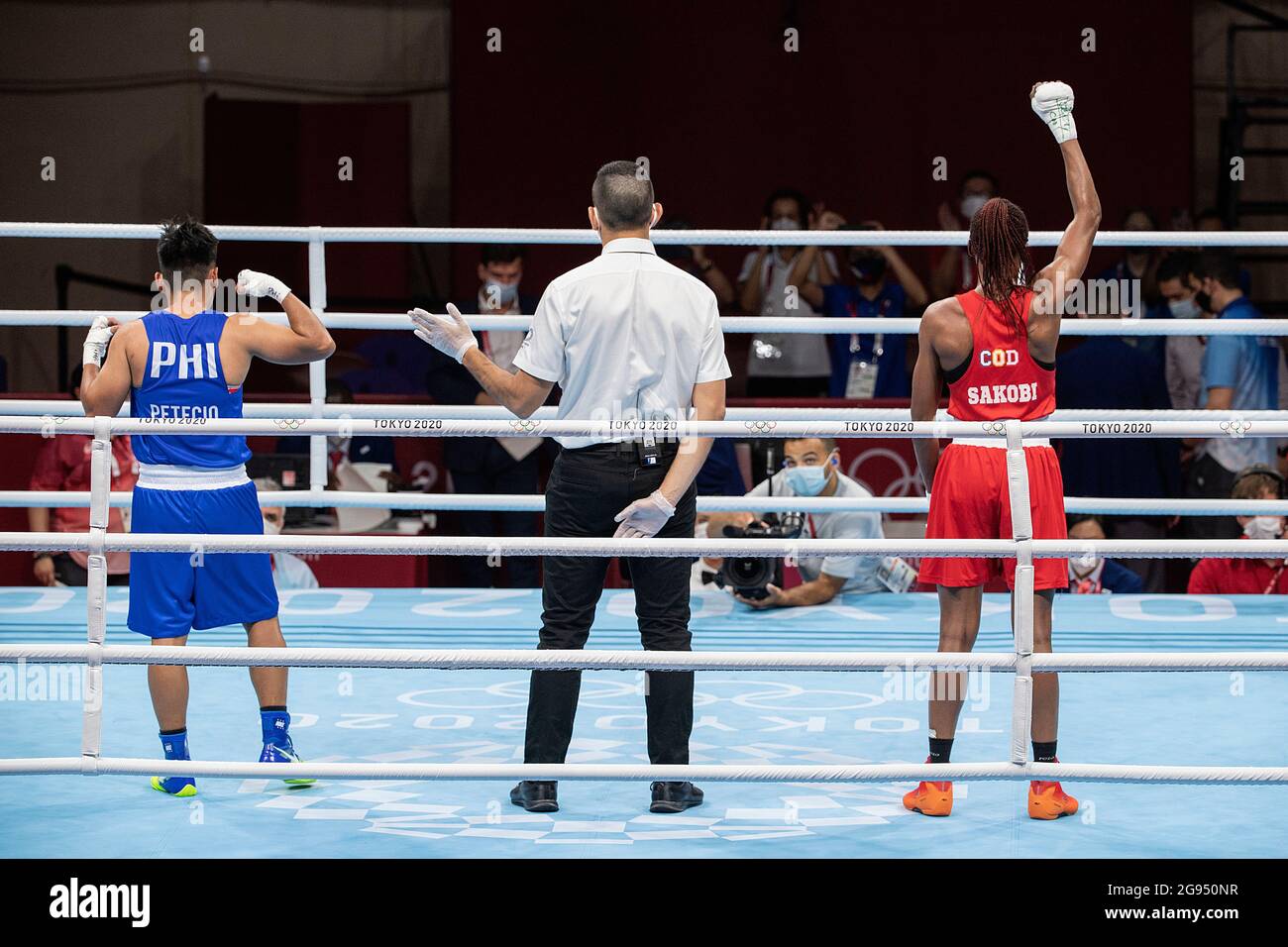 Arbitre de boxe des années 1930 ou 1940 Banque de photographies et d ...
