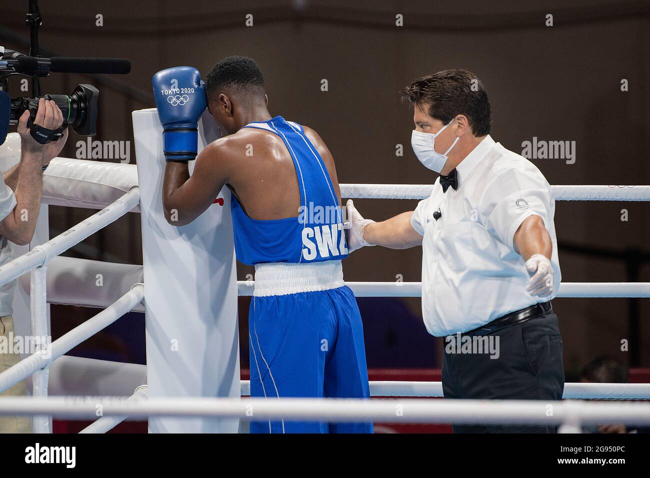 Arbitre de boxe des années 1930 ou 1940 Banque de photographies et d ...