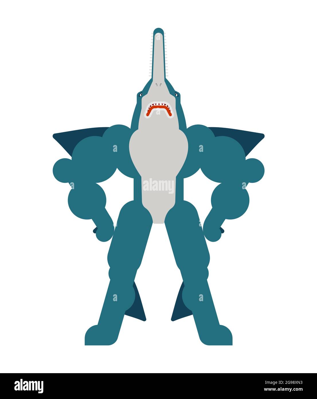 Poisson scie Banque d'images vectorielles - Alamy