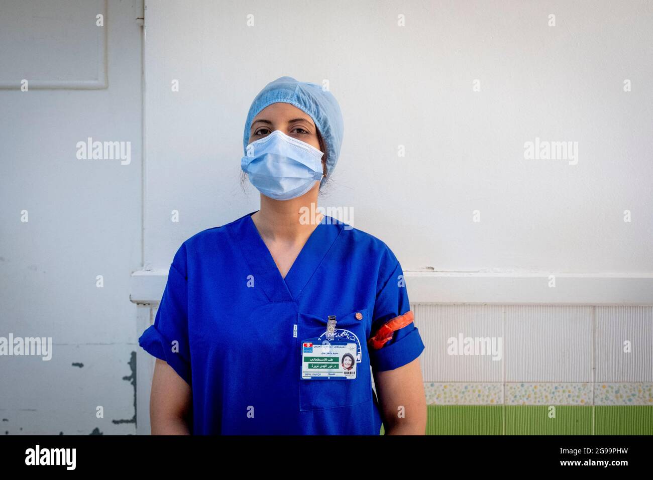 Au service des urgences de l'hôpital Mongi Slim à la Marsa, dans la ...