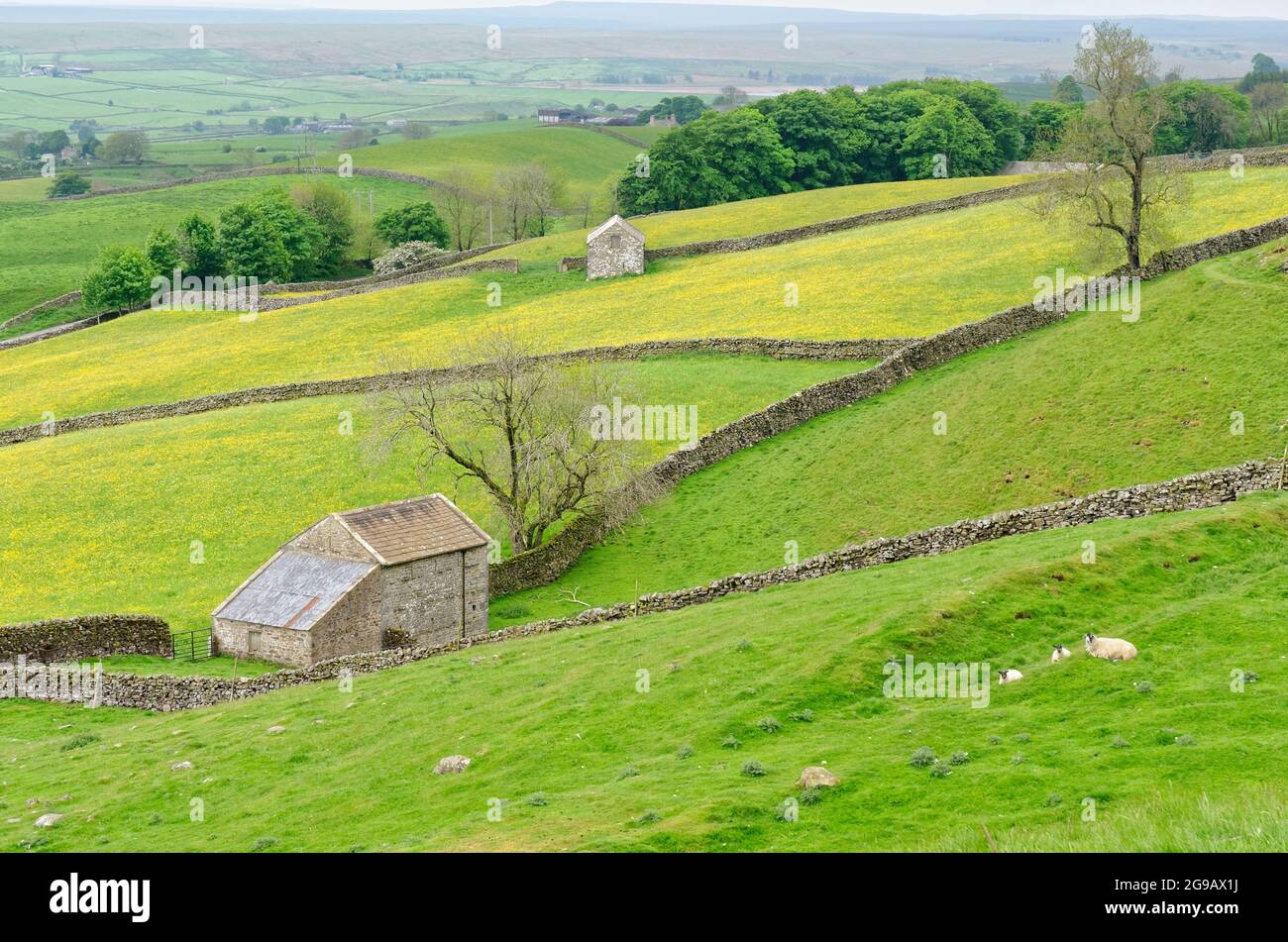 Pennines du nord middleton in teesdale Banque de photographies et d ...