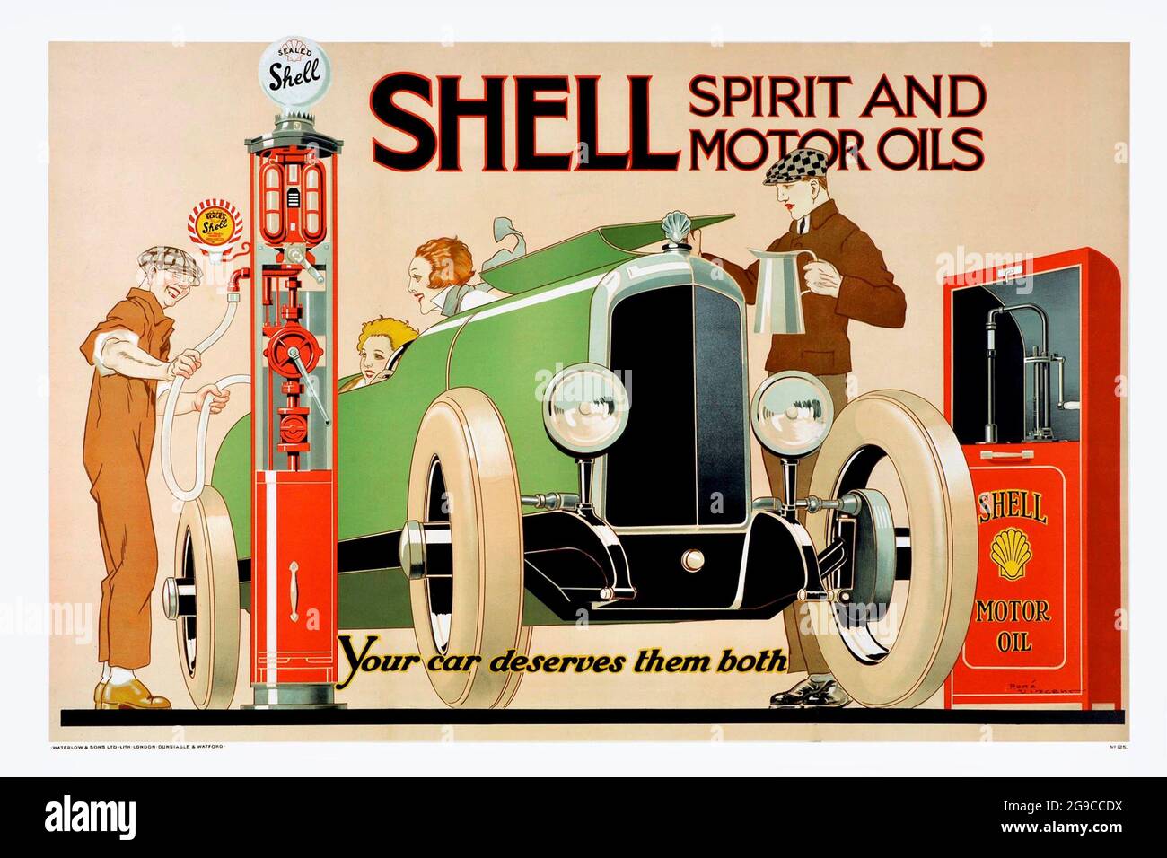 Publicité de voitures anciennes Banque de photographies et d’images à ...