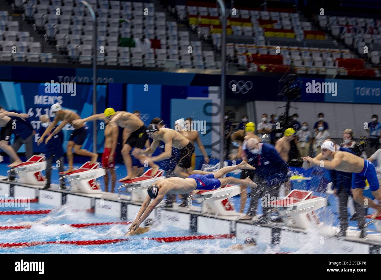 Relais 4x100m nage libre Banque de photographies et d’images à haute ...