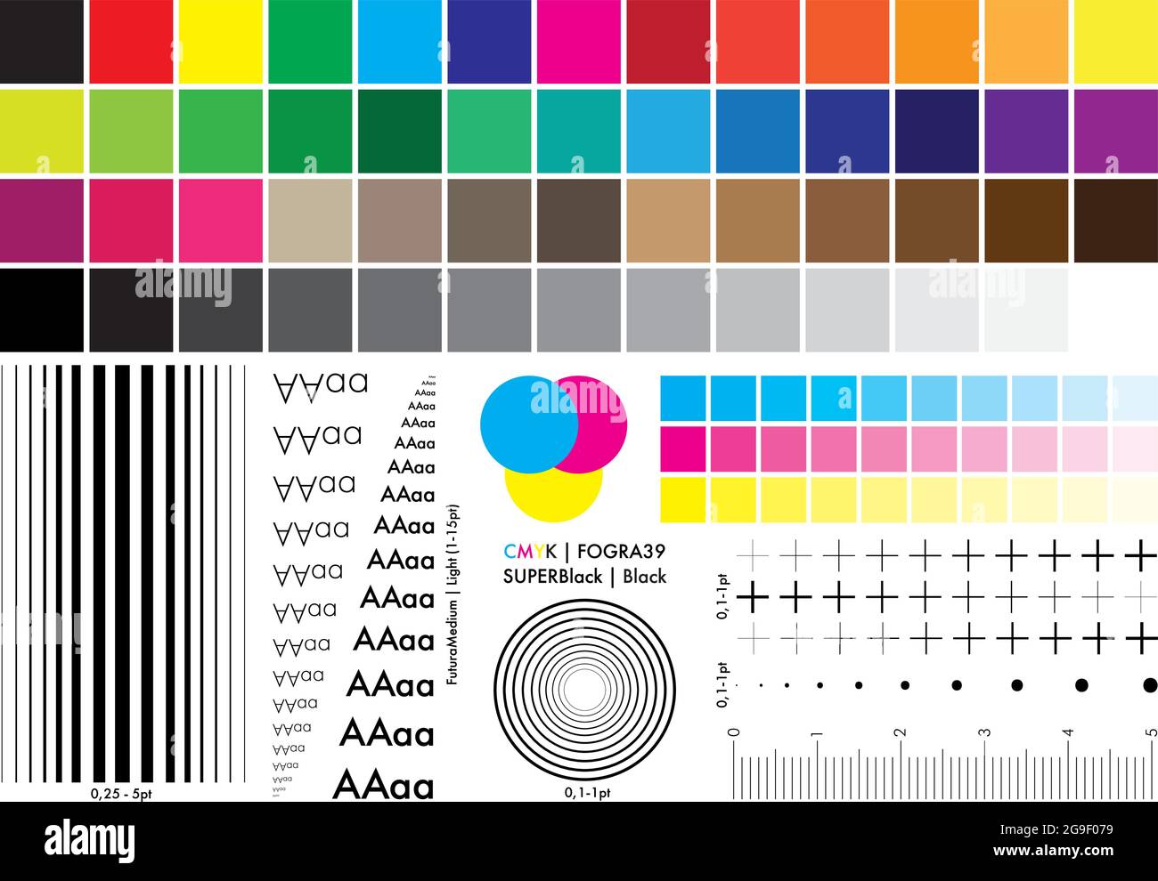 Proceso de colores cmyk Banque d'images vectorielles - Alamy