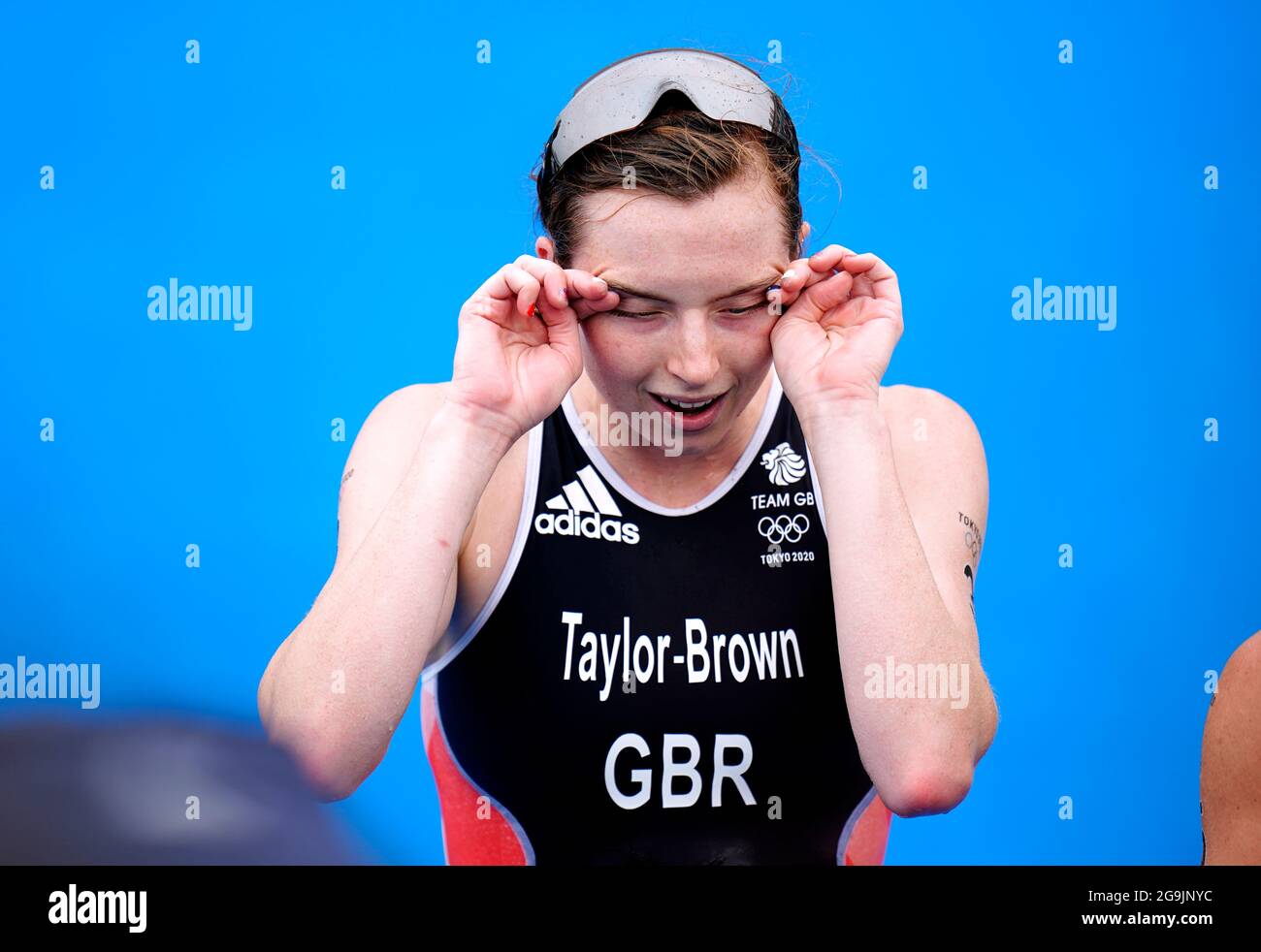 La Géorgie de la Grande-Bretagne Taylor-Brown réagit après avoir ...