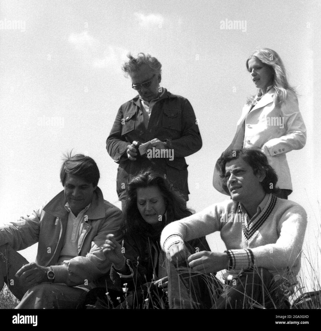 Les acteurs roumains George Motoi, Constantin Codrescu, Gina Patrichi ...