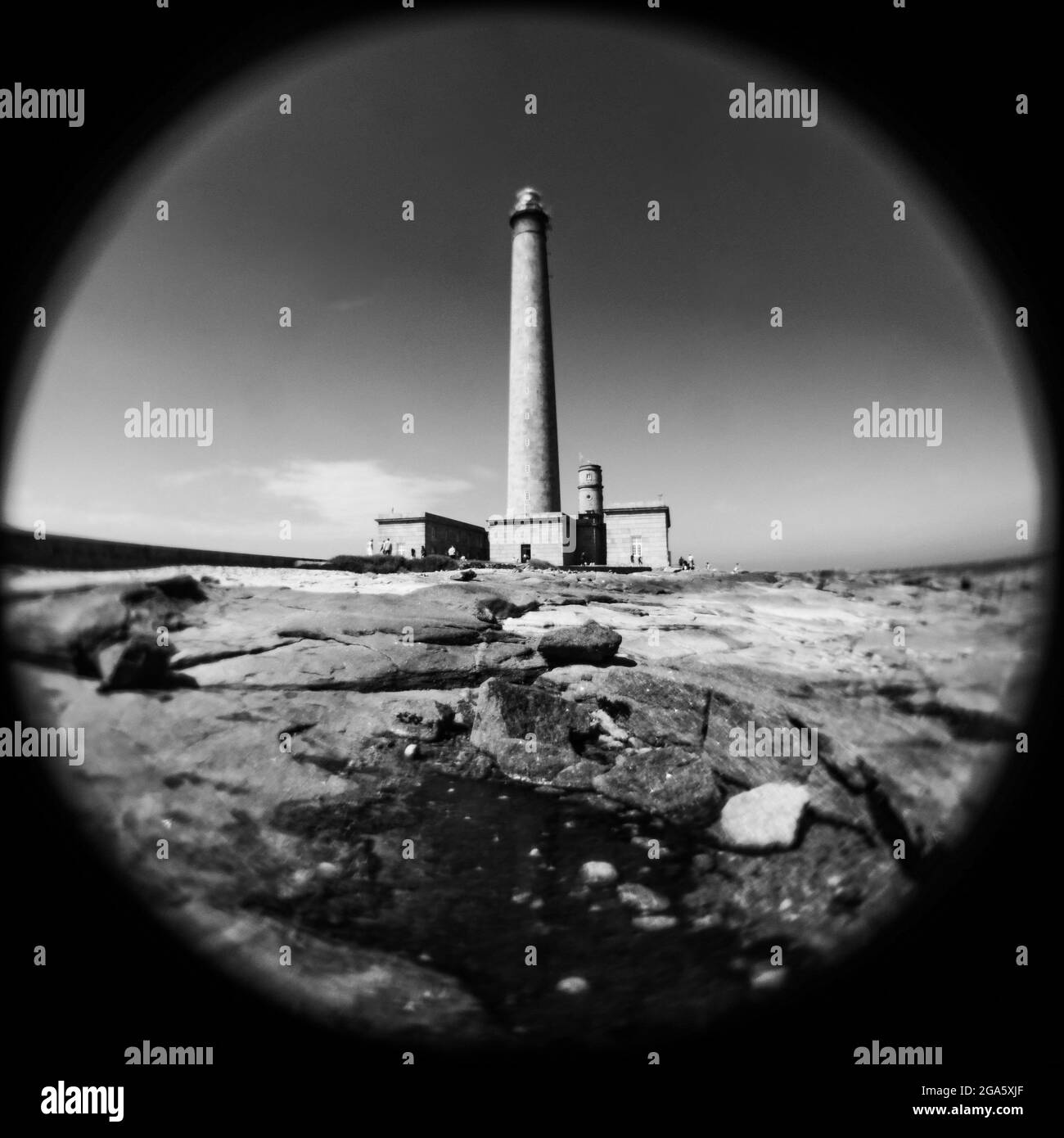 Phare de jouet Banque d'images noir et blanc - Alamy