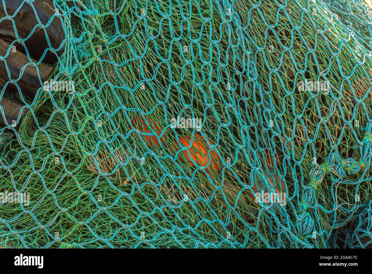 Détails d'un chalut de pêche en stockage Photo Stock - Alamy