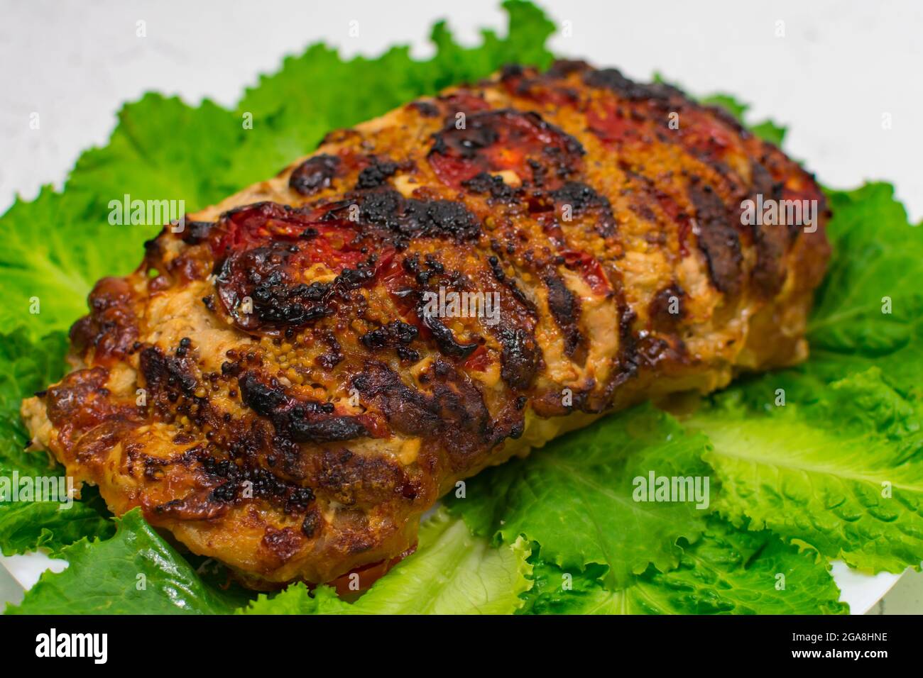 Viande de porc cuite Banque de photographies et d’images à haute ...