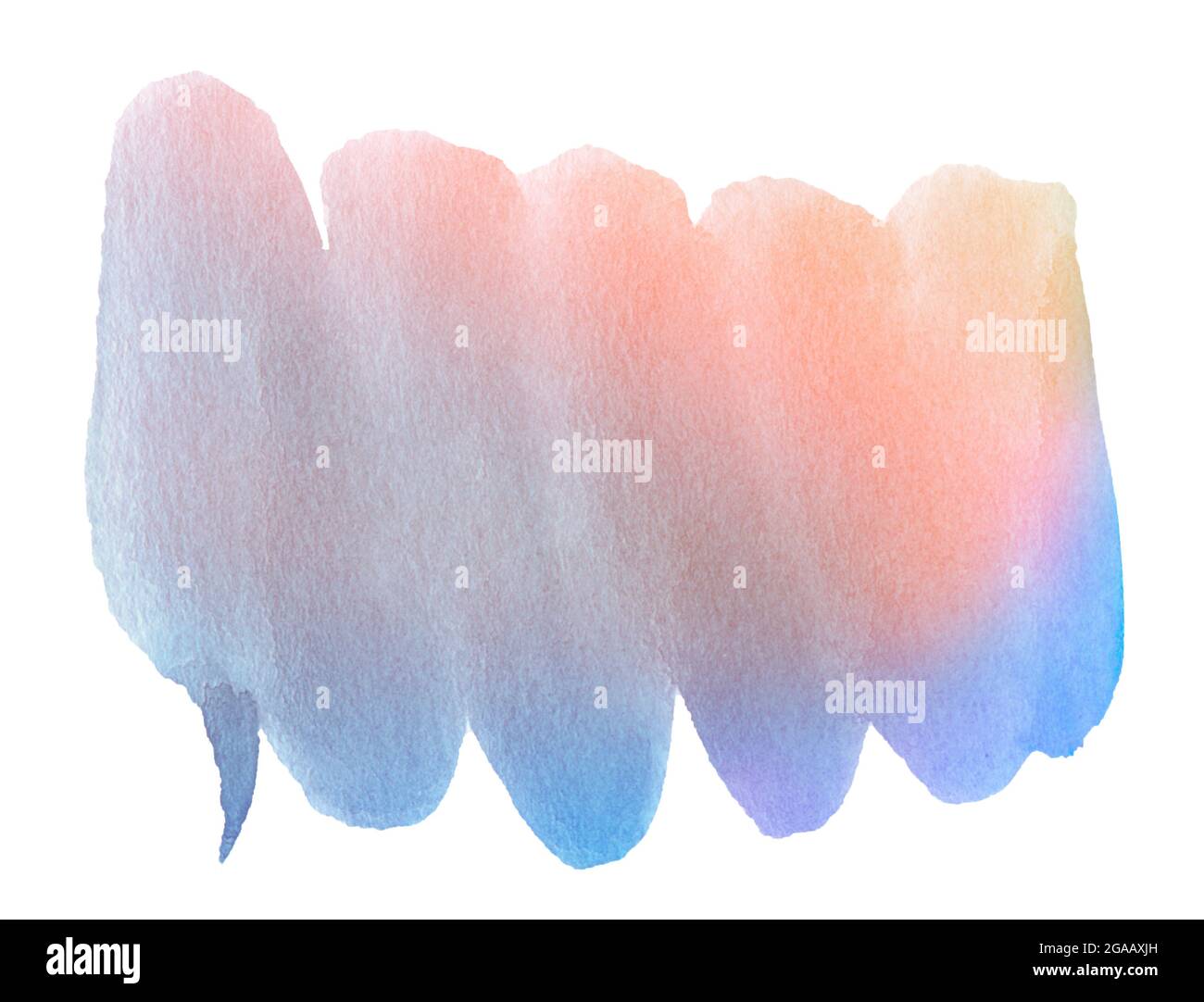 Taches pastelles abstraites, traits de pinceau. Point tracé à la main ...