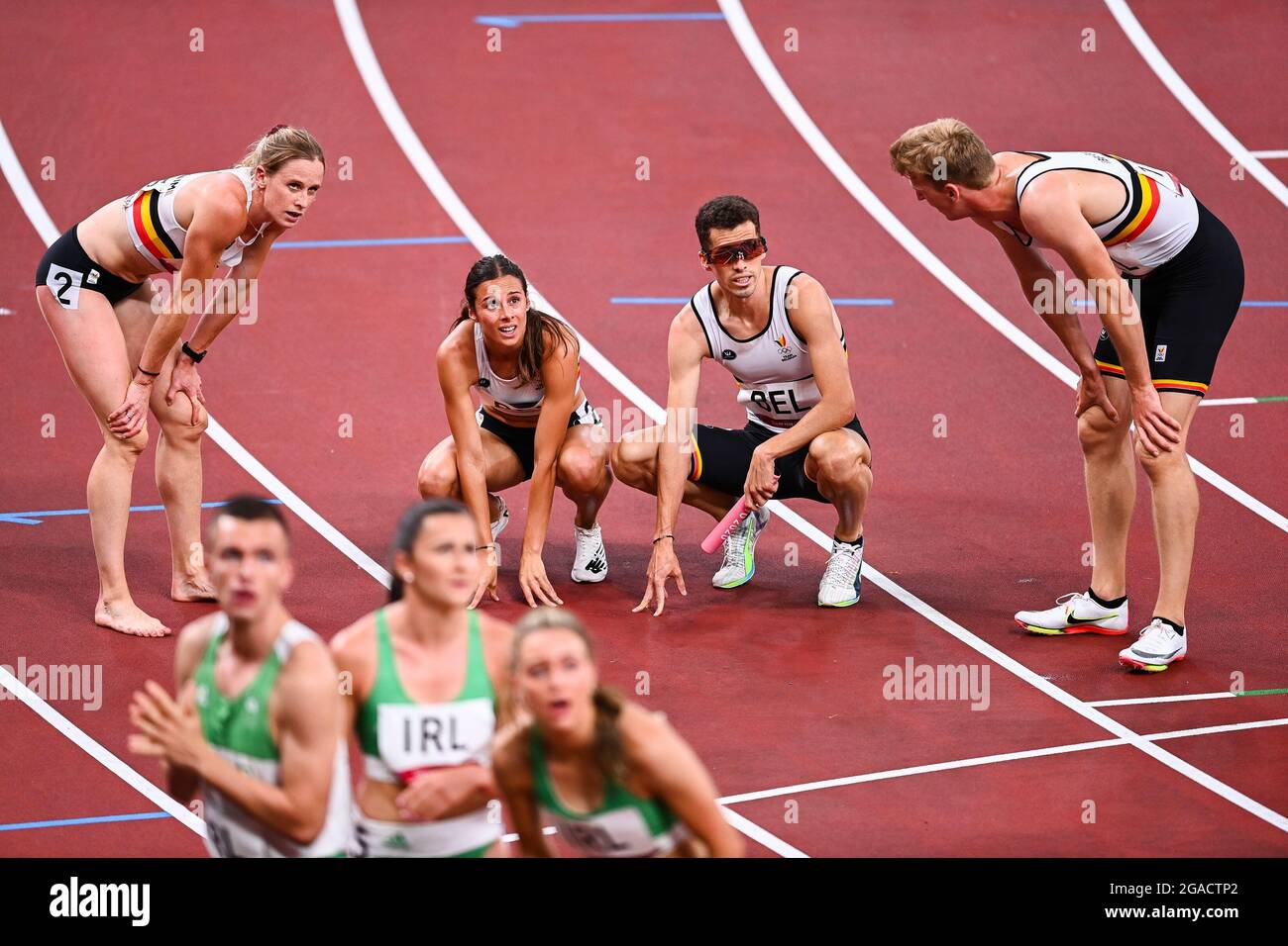 Belge Alexander Doom, Belge Imke Vervaet, Belge Jonathan Borlee et ...