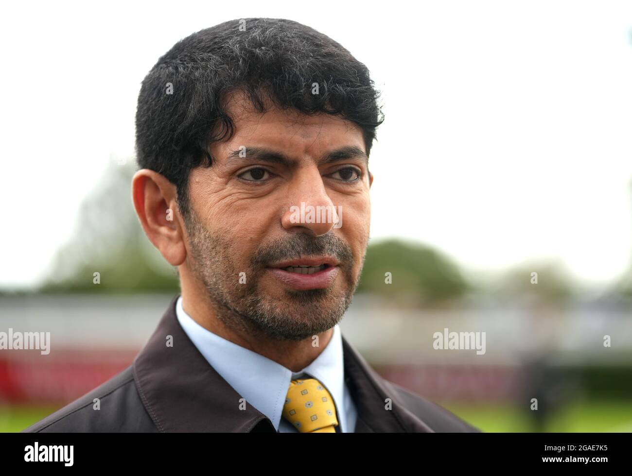 L'entraîneur Saeed bin Suroor après avoir vu son cheval passion et ...