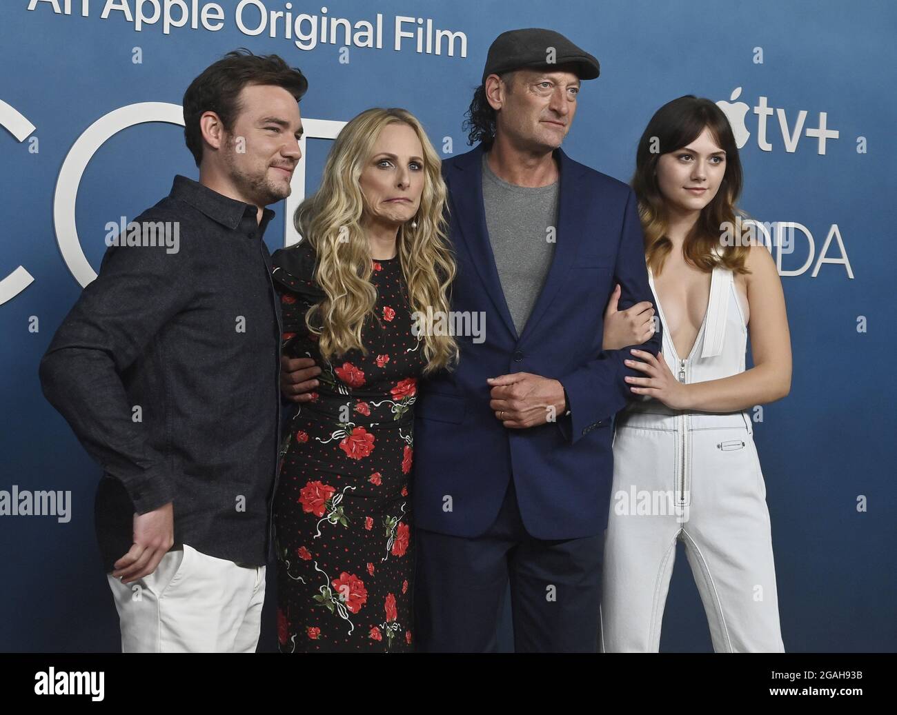 West Hollywood, États-Unis. 31 juillet 2021. Daniel durant, Marlee Matlin, Troy Kotsur et Emilia ...