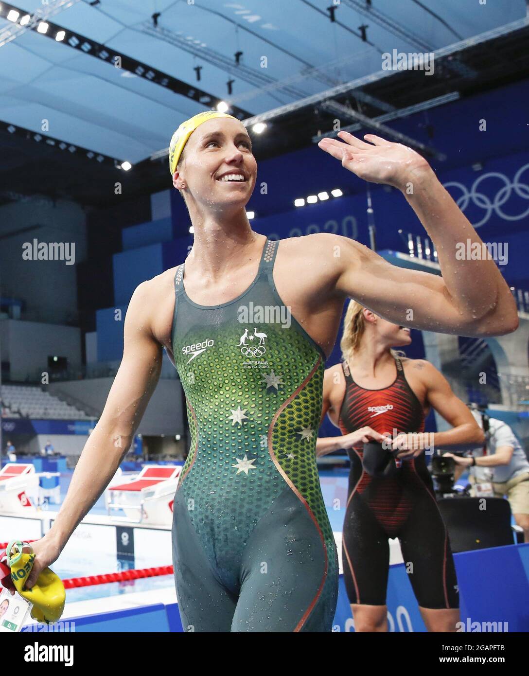 Emma McKeon, nageuse australienne, célèbre après avoir remporté la ...