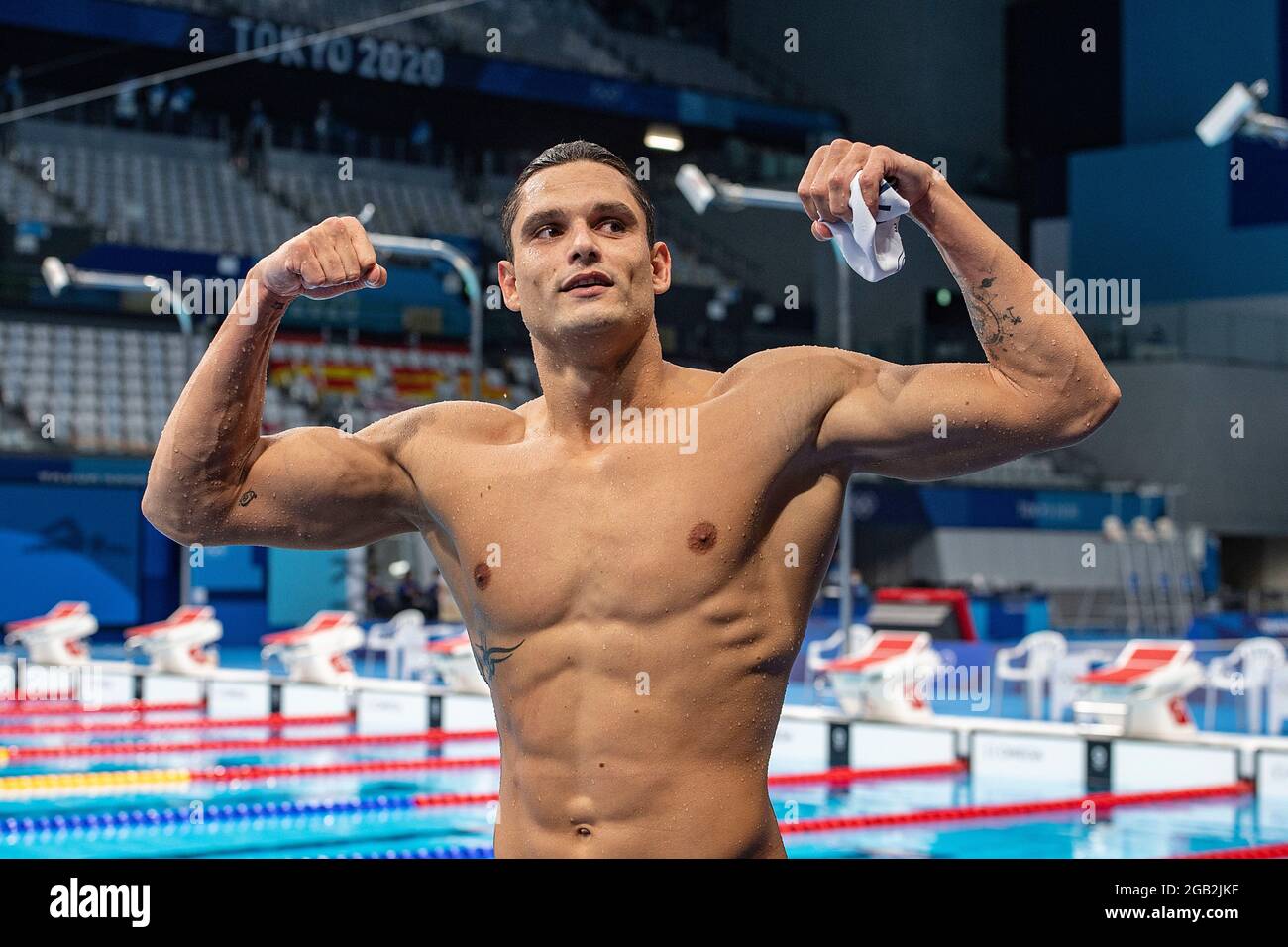 Florent manaudou muscles Banque de photographies et d’images à haute ...