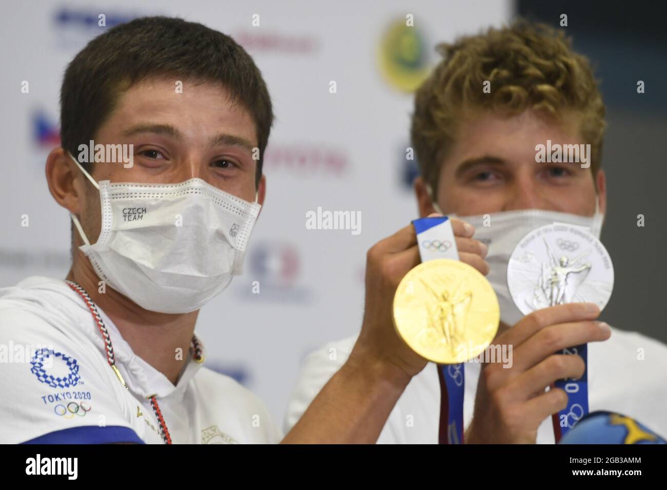 Prague, République tchèque. 1er août 2021. Jiri Prskavec, médaillé d'or ...