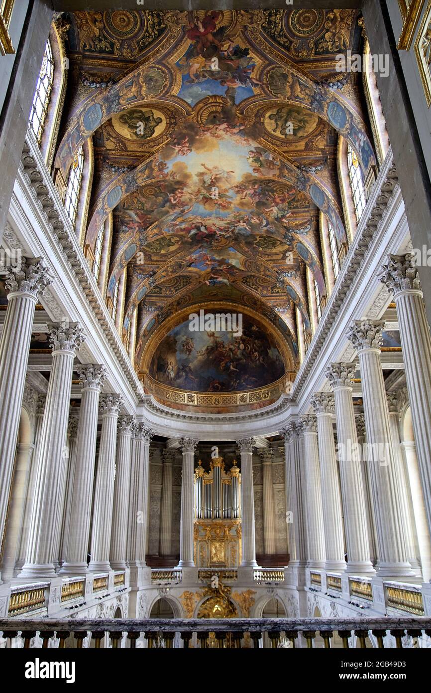 Chateau De Versailles Palace Roof Banque d'image et photos - Alamy