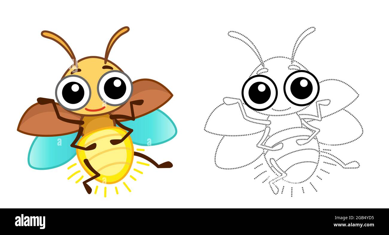 Coloriage De Luciole