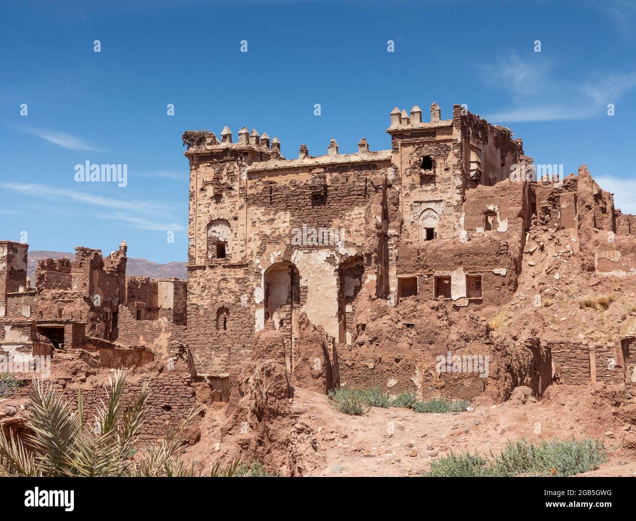 Morocco high atlas telouet kasbah Banque de photographies et d’images à ...