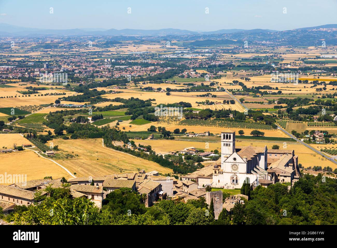 Village d'Assise en Ombrie, Italie. La ville est célèbre pour la plus ...