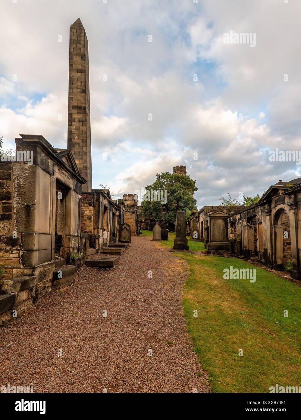 Le vieux cimetière de Calton a été ouvert en 1718 et est un lieu de ...