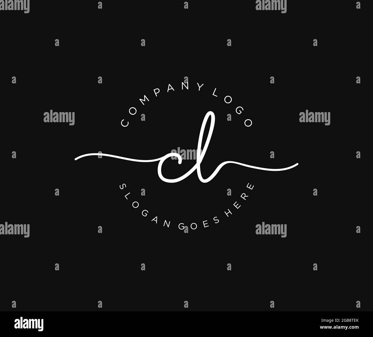 Logo Cl Banque d'images vectorielles - Alamy