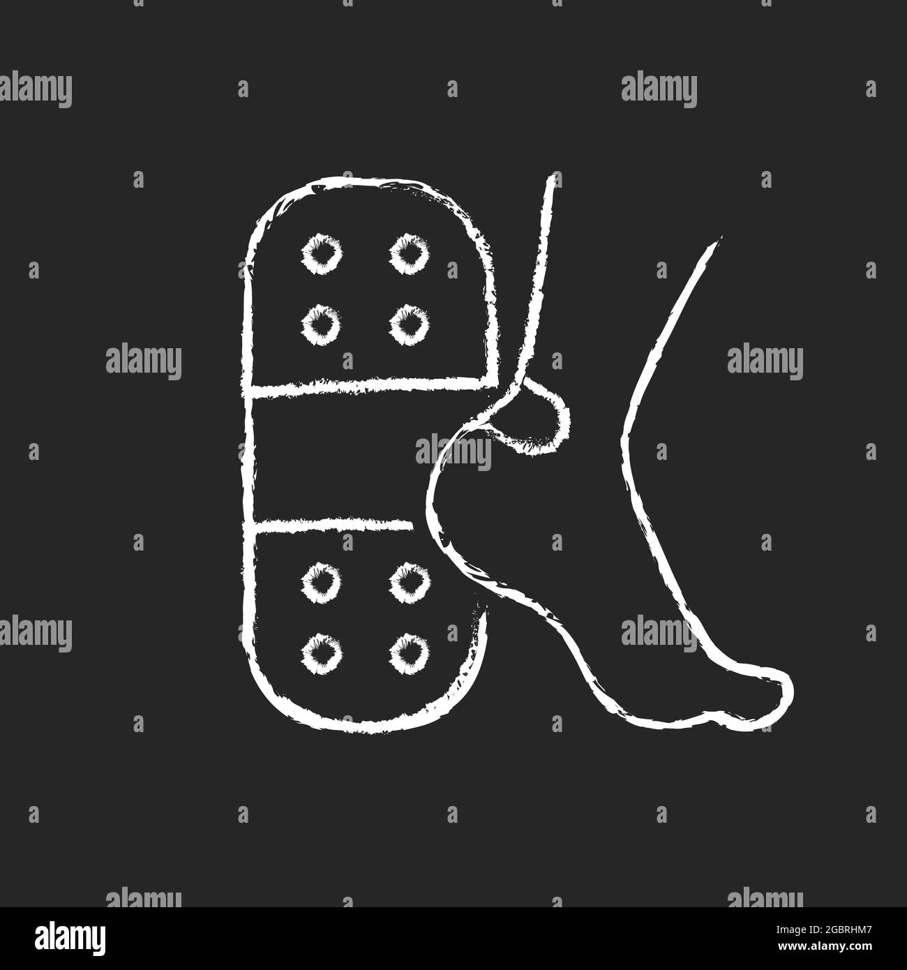 Cloques sur la peau Banque d'images vectorielles - Alamy