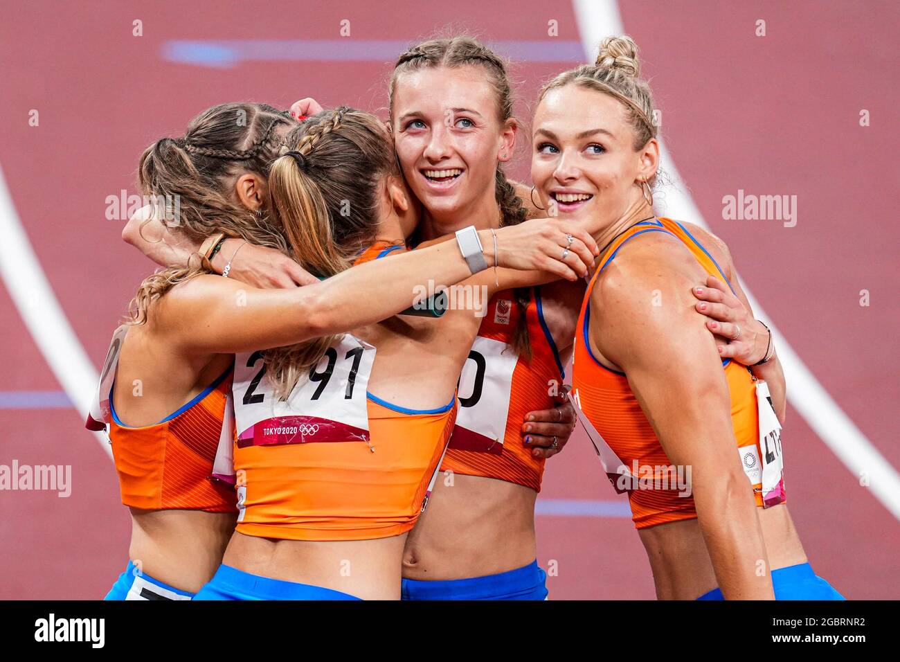 TOKYO, JAPON - AOÛT 5 : Lisanne de Witte des pays-Bas, Laura de Witte ...