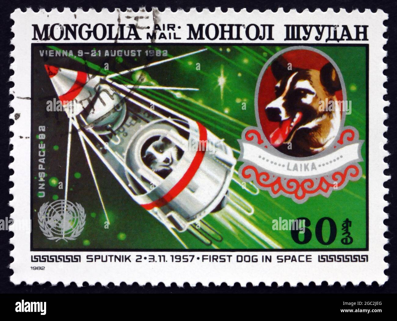 Premier chien dans l'espace Banque de photographies et d’images à haute ...