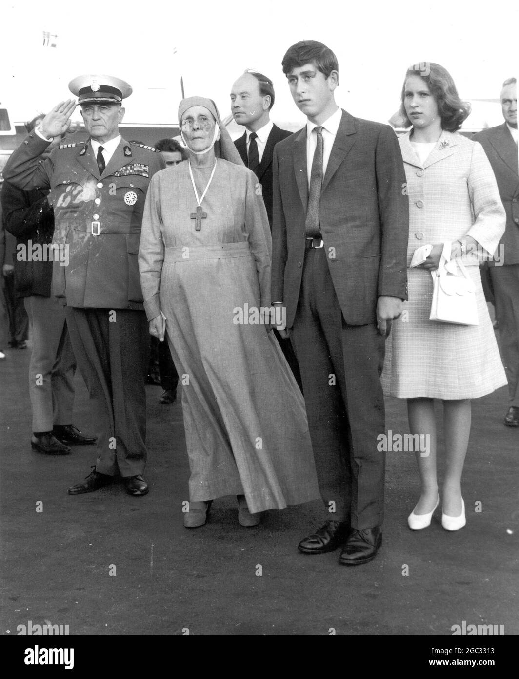 La princesse Alice de Grèce (mère du duc d'Édimbourg) avec ses petits ...