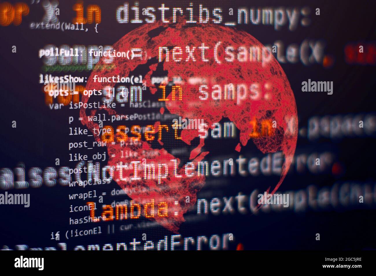 Photo de l'écran de l'ordinateur de bureau. Fonctions, variables ...
