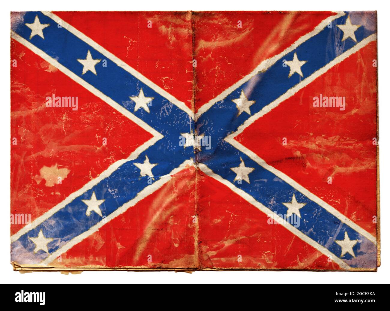 Old confederate national flag Banque de photographies et d’images à ...