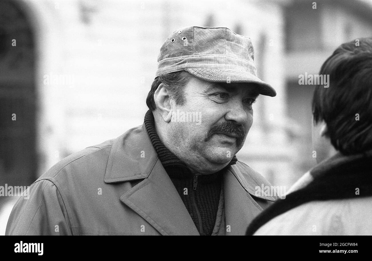 Poste roumain Banque d'images noir et blanc - Alamy