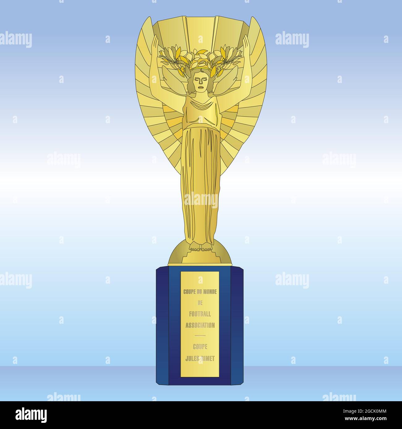 Jules rimet trophy Banque d'images vectorielles - Alamy