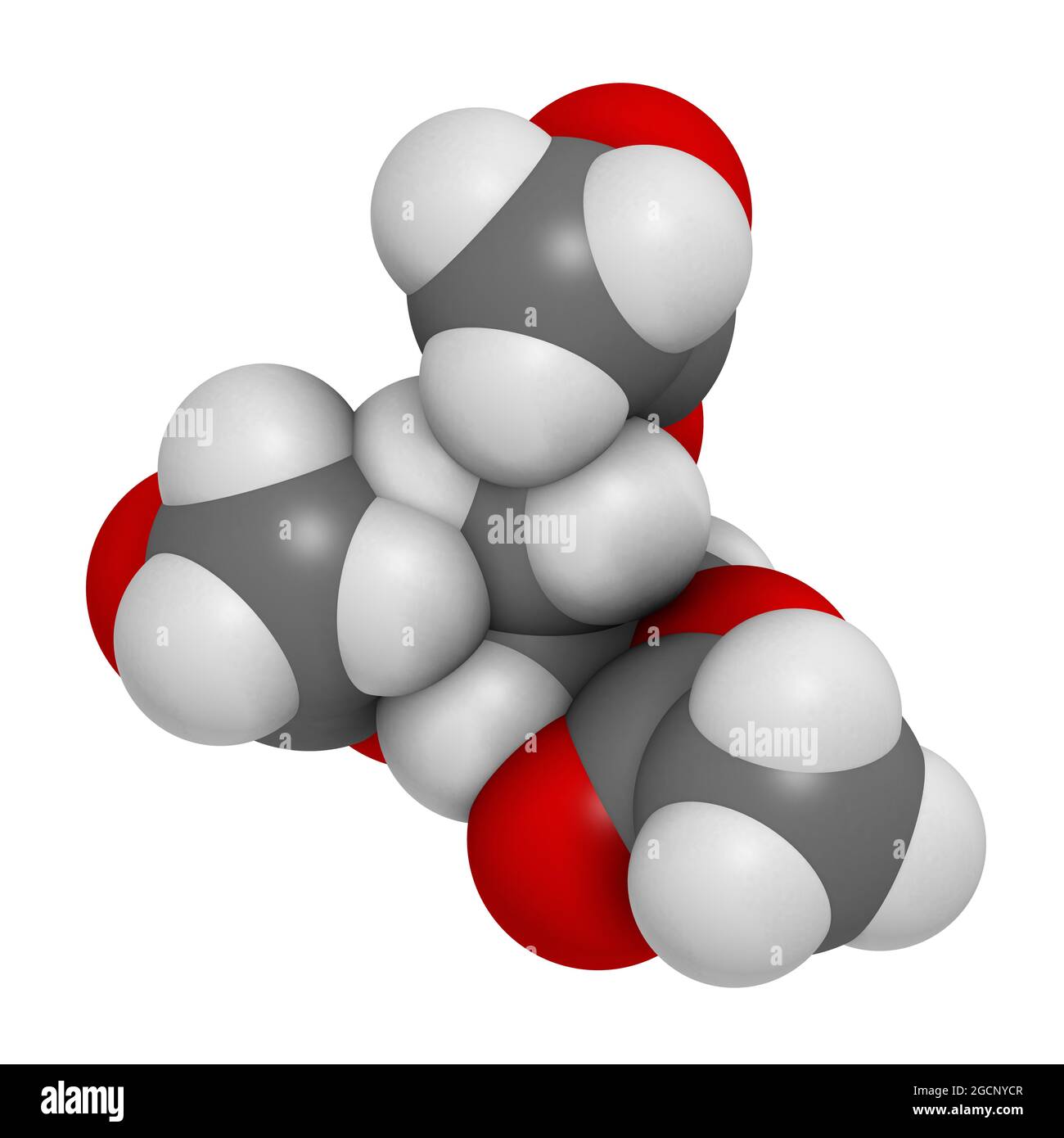 Triglyceride molecule Banque d'images détourées - Alamy