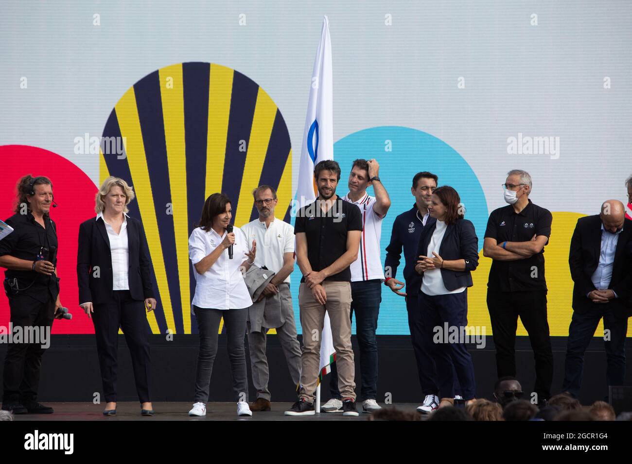 Roxana Maracineanu, ministre déléguée des Sports, Brigitte Henriques ...