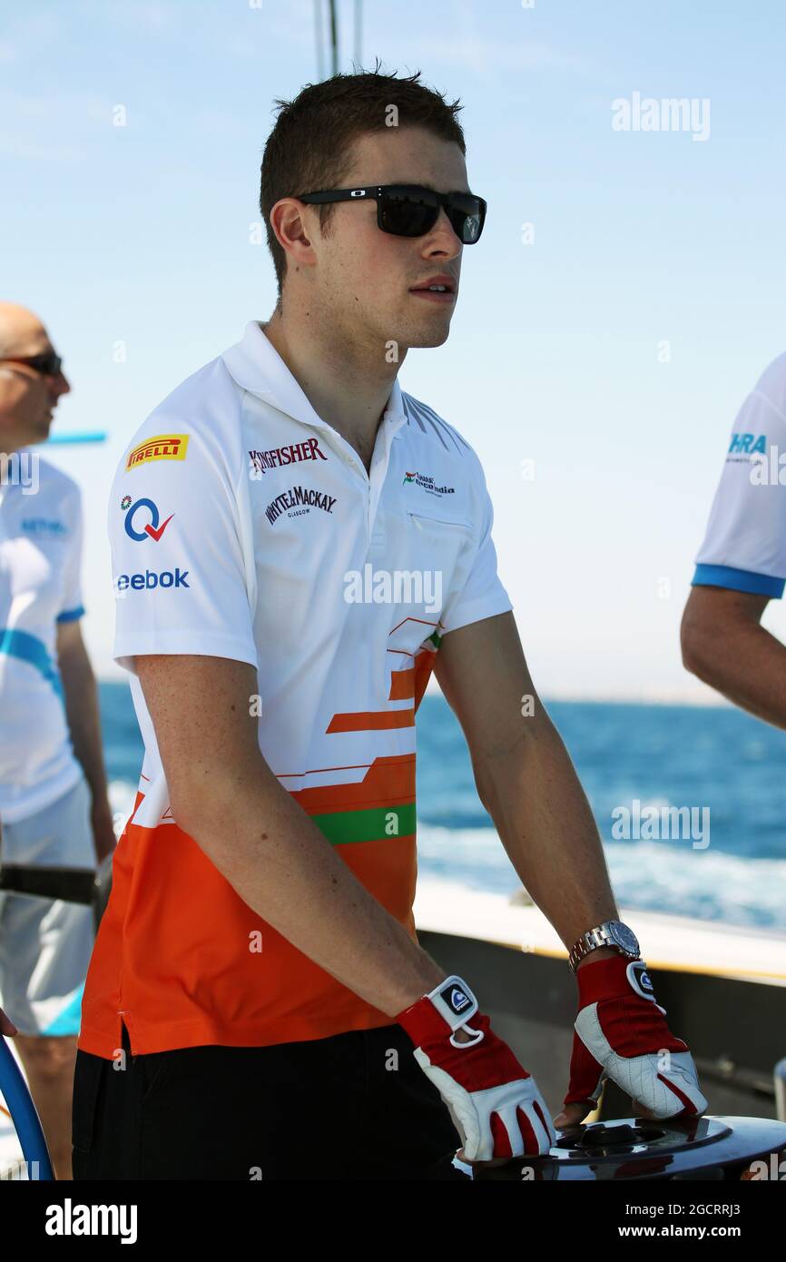 Sahara force inde f1 sur aethra americas cup boat Banque de ...