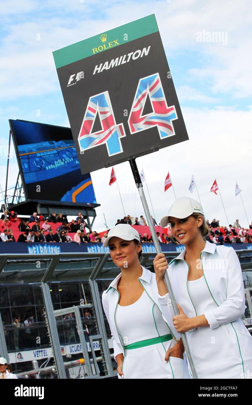 Grille pour filles gp australie f1 Banque de photographies et d’images ...