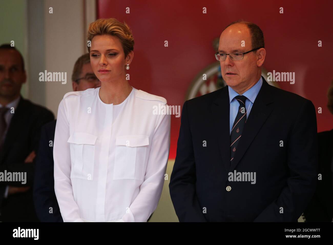 HSH Prince Albert de Monaco (mon) avec la princesse Charlene de Monaco ...