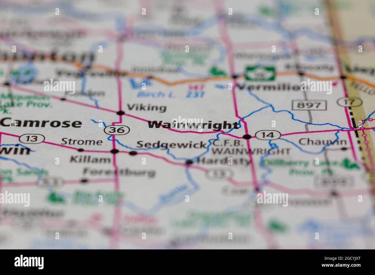 Wainwright sur une carte Banque de photographies et d’images à haute résolution - Alamy