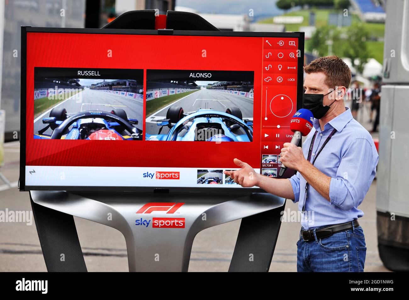 Présentateur sky sports f1 Banque de photographies et d’images à haute ...