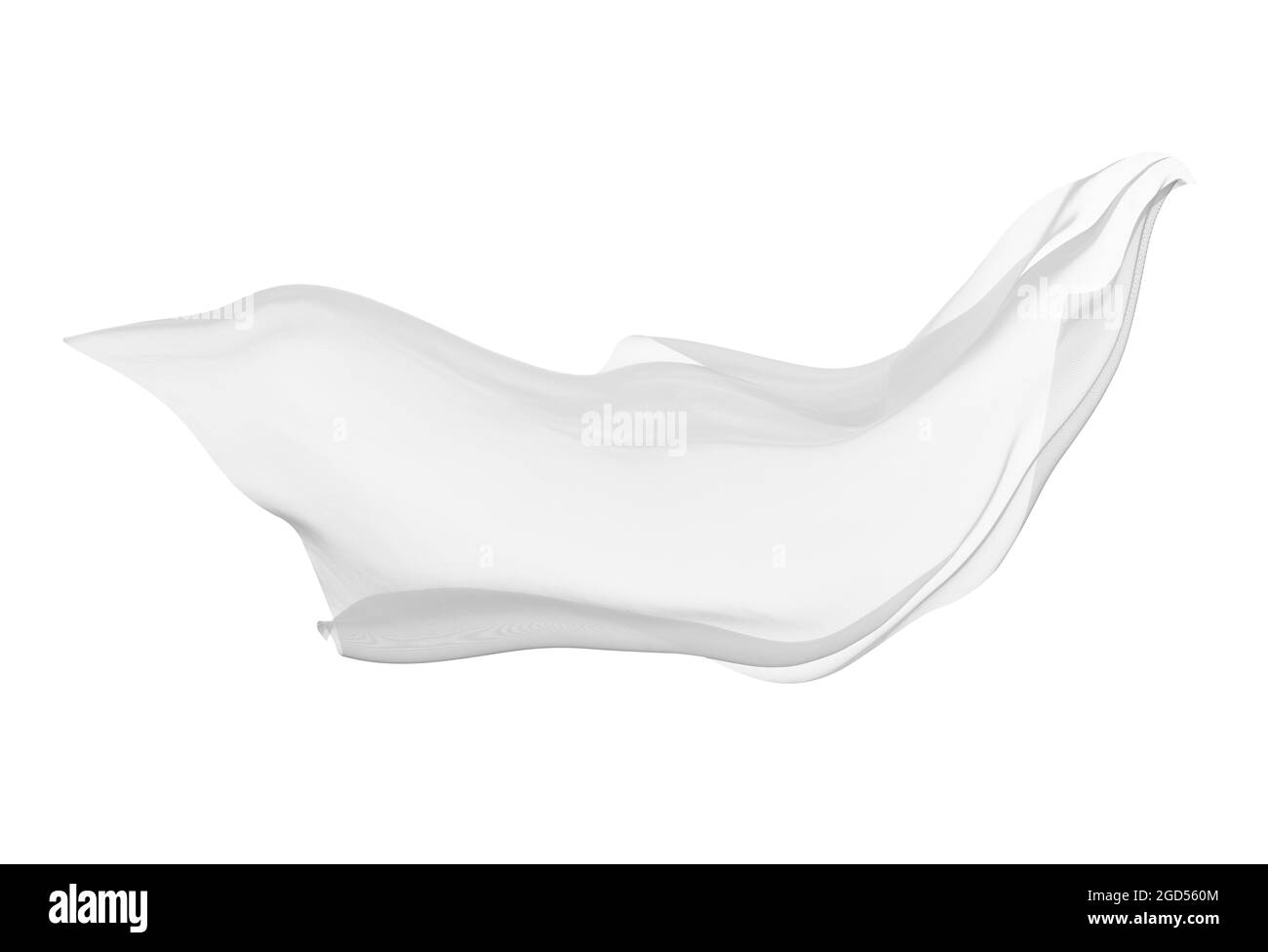 tissu blanc tissu textile vent Photo Stock - Alamy